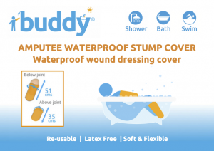 Amputee Waterproof Stump Cover - Keep Dressings & Bandages DRY
